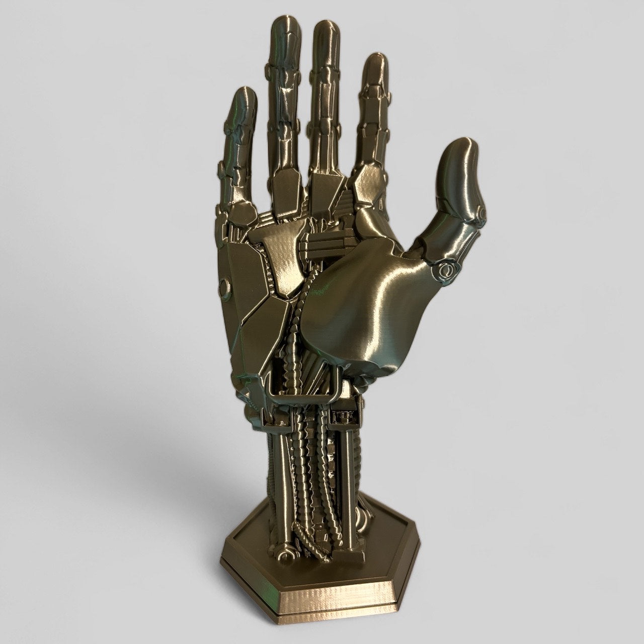 3D Printed Bronze-Metallic Robotic Arm Gaming Controller Display – LOKALS